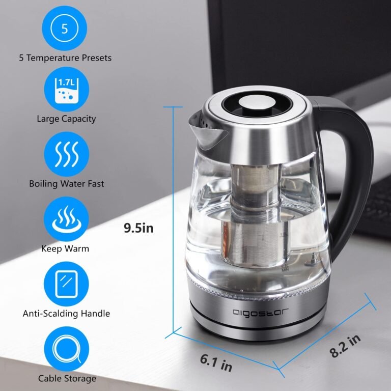 Best Aigostar Electric Kettle: Performance and Thermal Efficiency ...